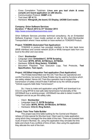 Dipak_Desai_Resume | DOC | Programming Languages | Computing