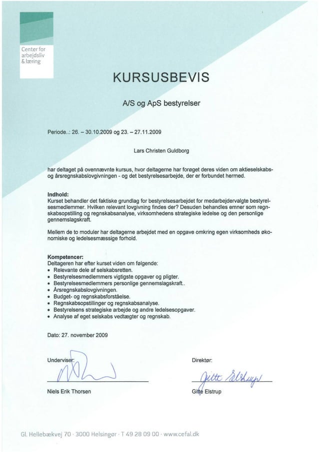 10. AS og ApS bestyrelser | PDF