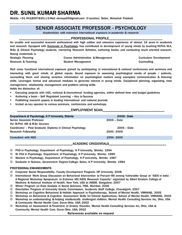 Sunil Kumar - resume | DOCX