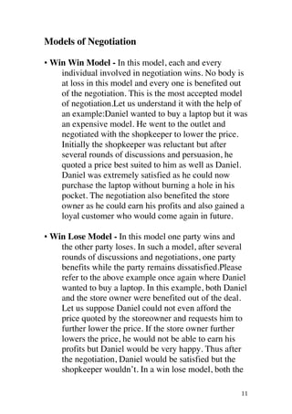 negotiation analysis | PDF