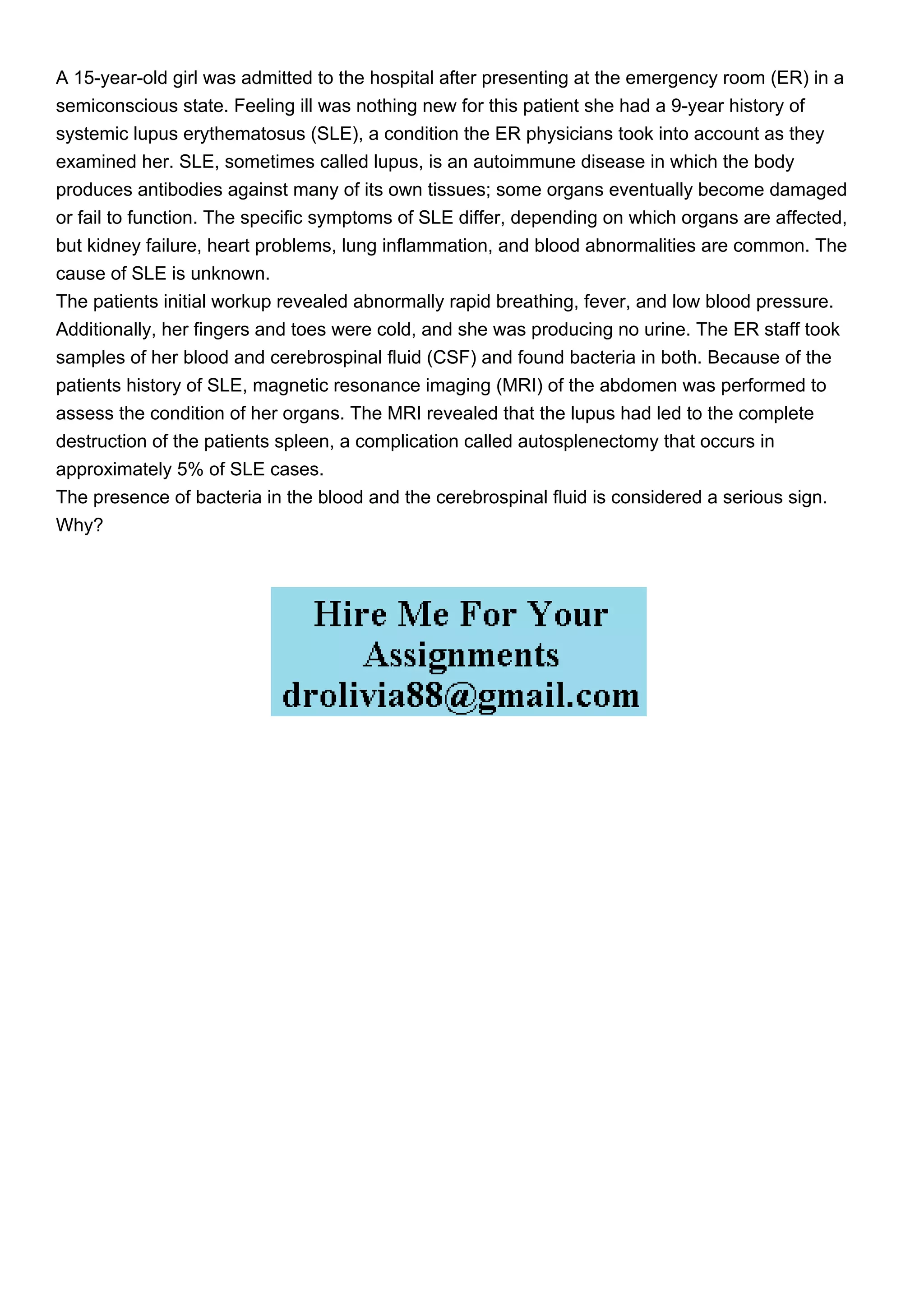 A 15yearold girl was admitted to the hospital after presen.pdf