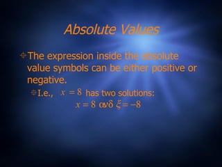 A16-4 Absolute Value | PPT