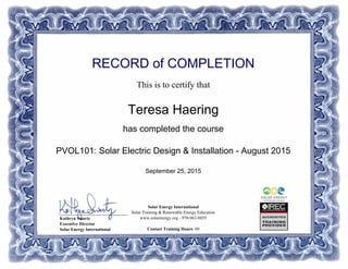 PV101_Record_of_Completion | PDF