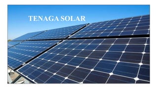 Tenaga tenaga yang boleh diperbaharui | PPTX