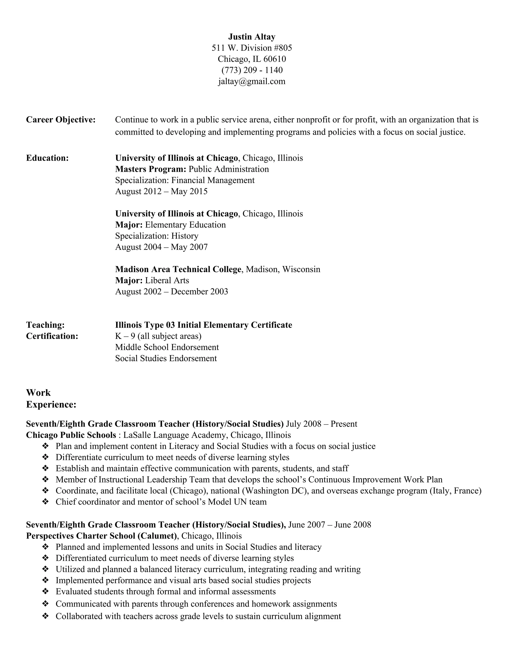 Resume (current) | PDF