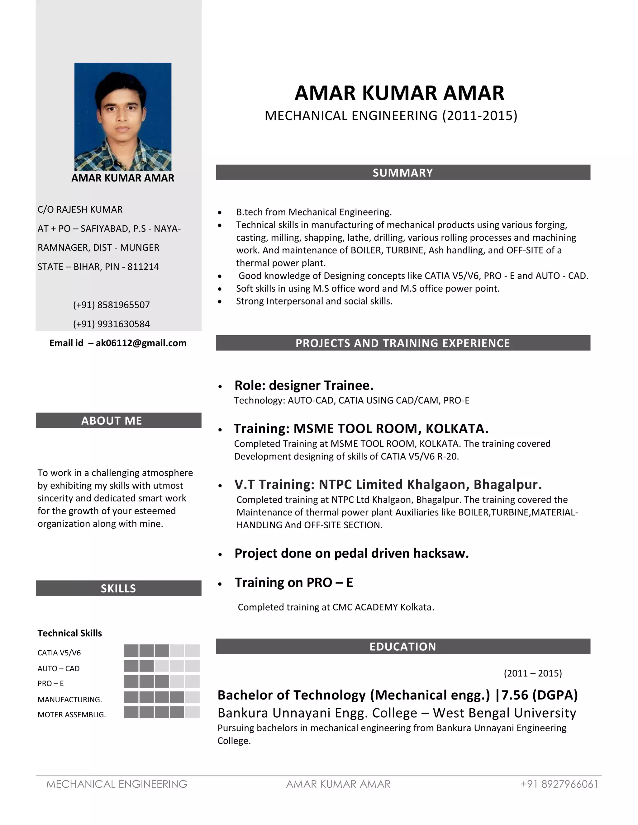 my resume with s manufacturing and designing skills..compressed | PDF