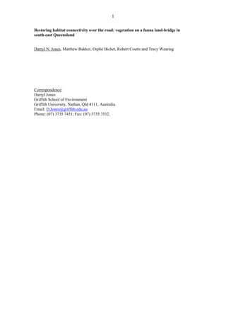 Published Paper Griffith University | PDF