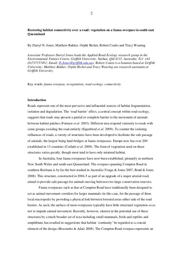 Published Paper Griffith University