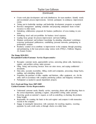 Taylor Resume 2.0