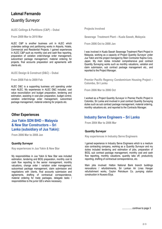 Lakmal Fernando - CV. | PDF