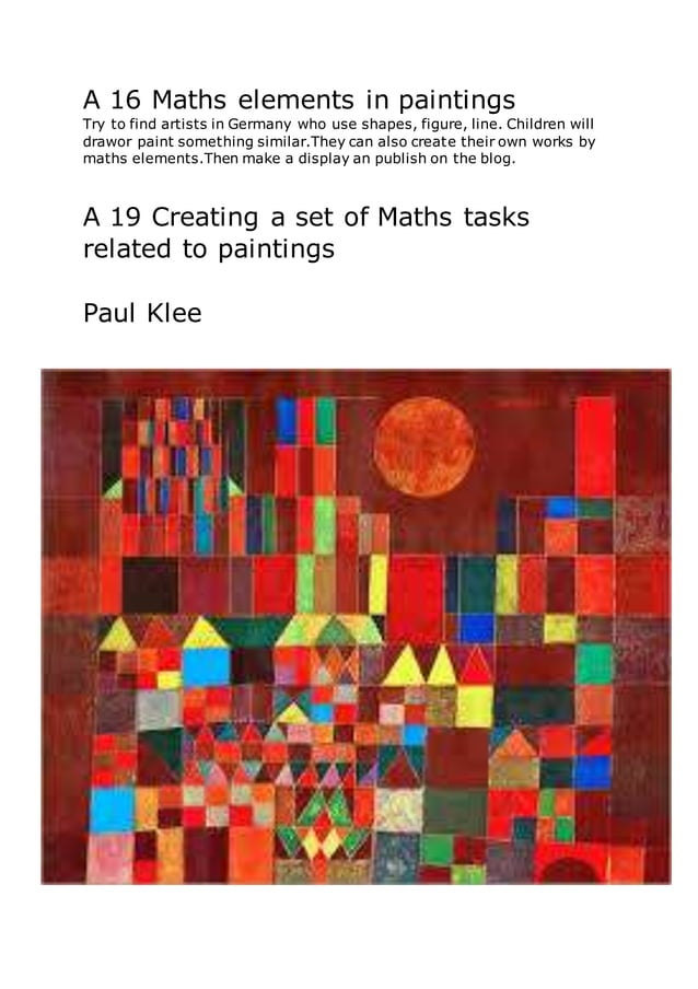 A 16 maths elements in paintings | DOCX