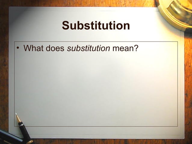 A17-2 substitution | PPT | Programming Languages | Computing
