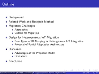 A Migration-oriented Partial Adaptation Architecture for IoT-empowered ...