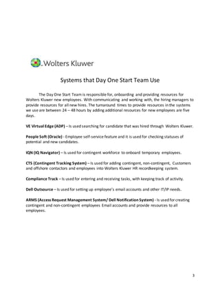 Day One Start Training Manual | DOCX | Computing | Technology & Computing