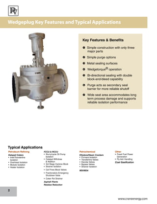 PacificValvesWedgeplugBrochureCV-408 | PDF