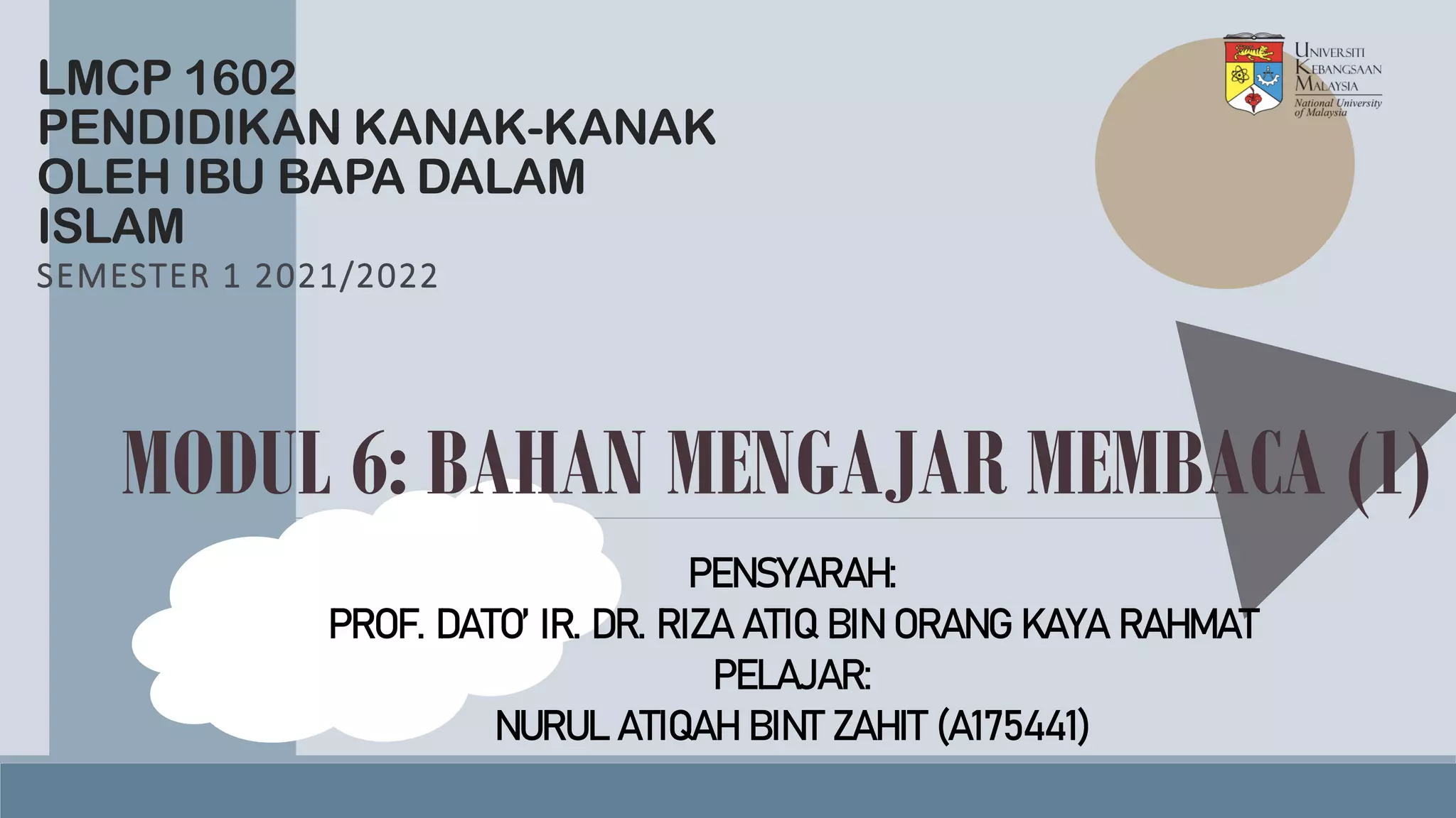 MODUL 6: BAHAN MENGAJAR MEMBACA (1) | PDF