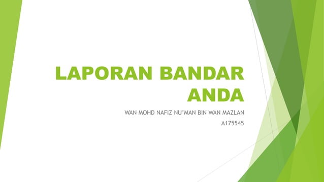 Laporan Bandar Anda | PPTX