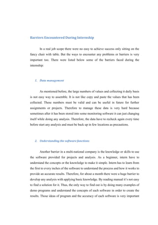 Internship Training Report | PDF