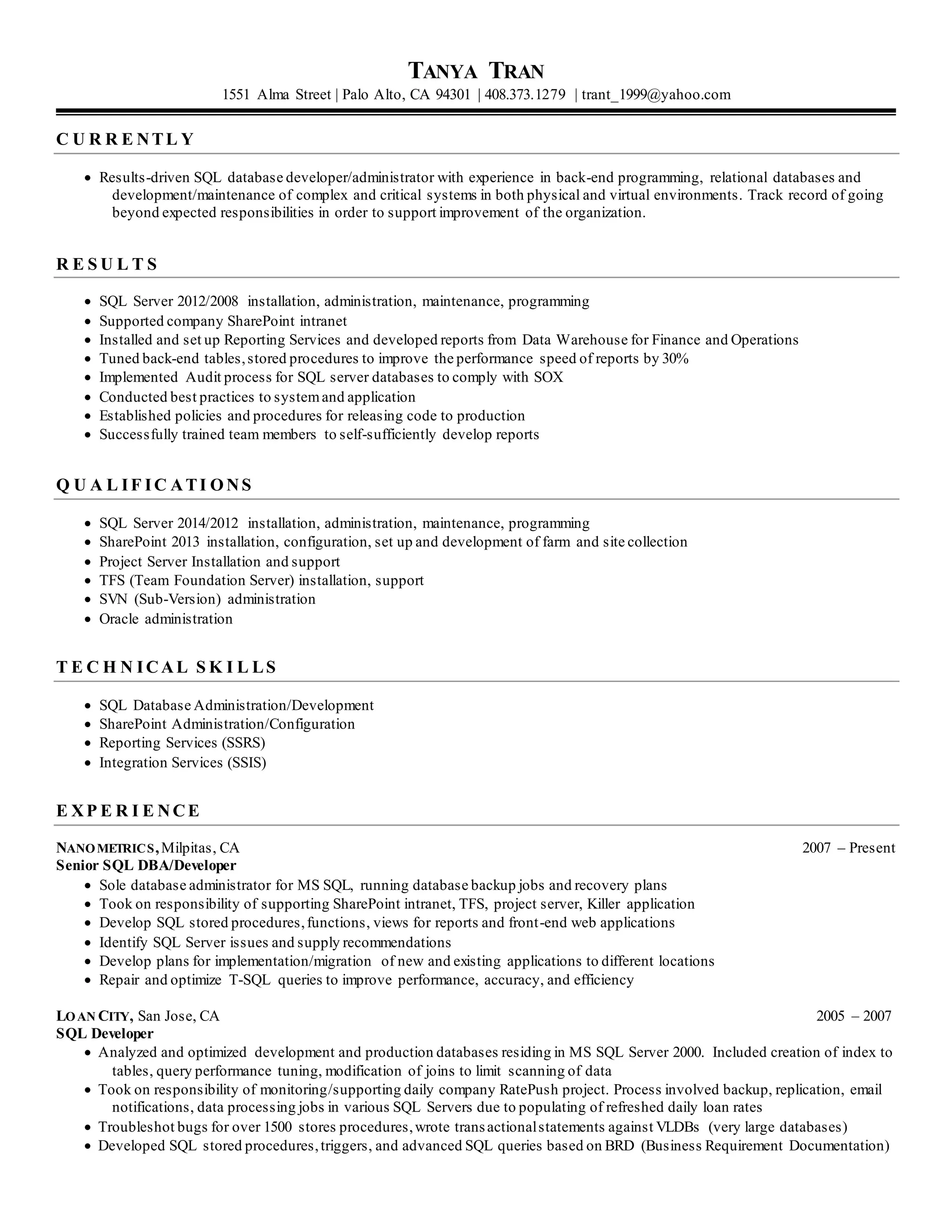 Tanya Tran_Resume | DOCX