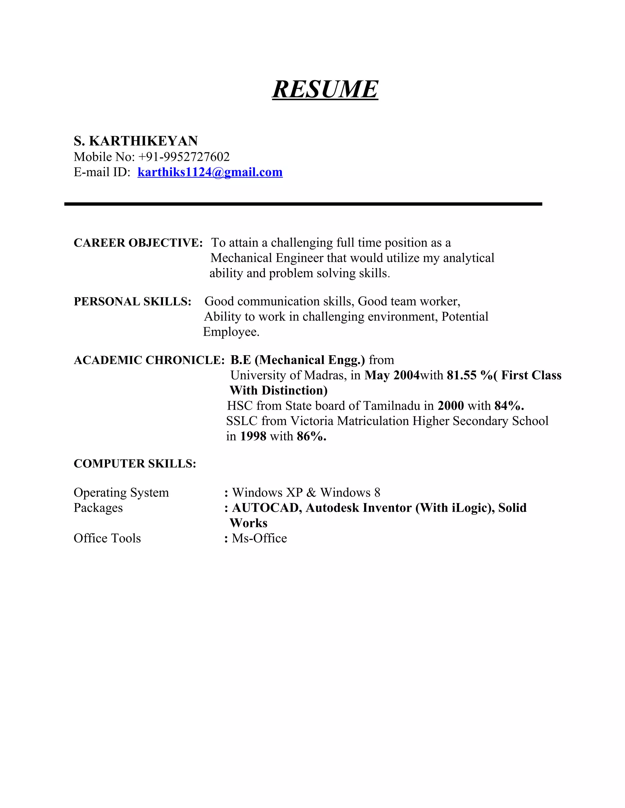 Karthik_Resume | DOC