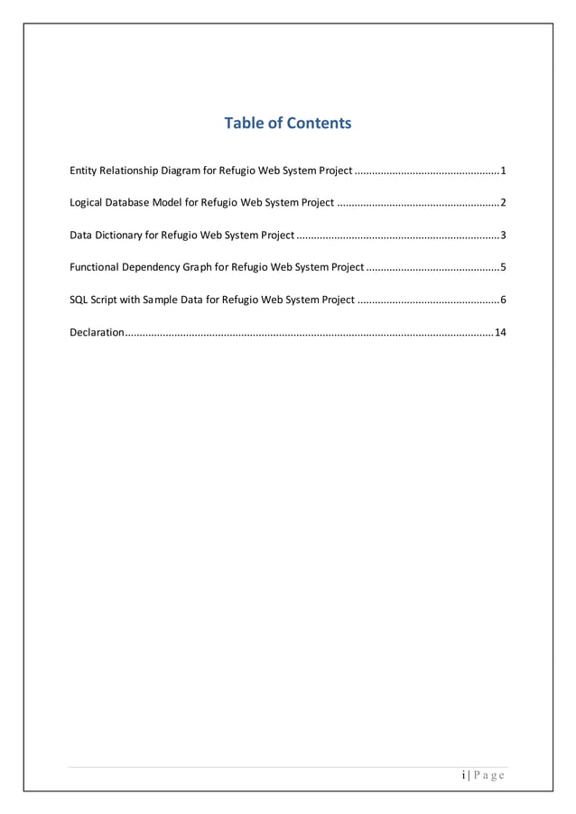 Database Implementation Final Document | PDF