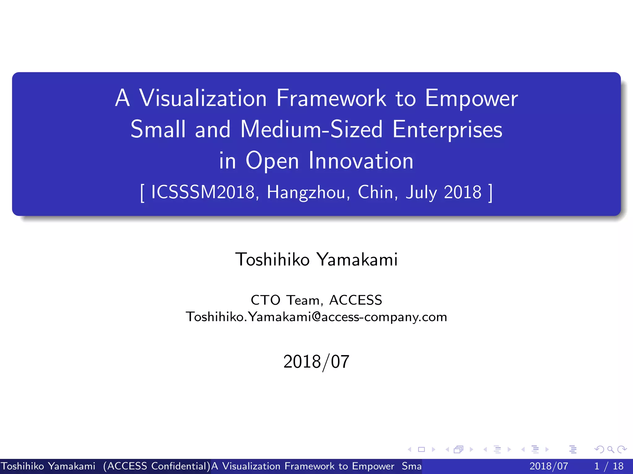 A Visualization Framework to Empower Small and Medium-Sized Enterprises ...