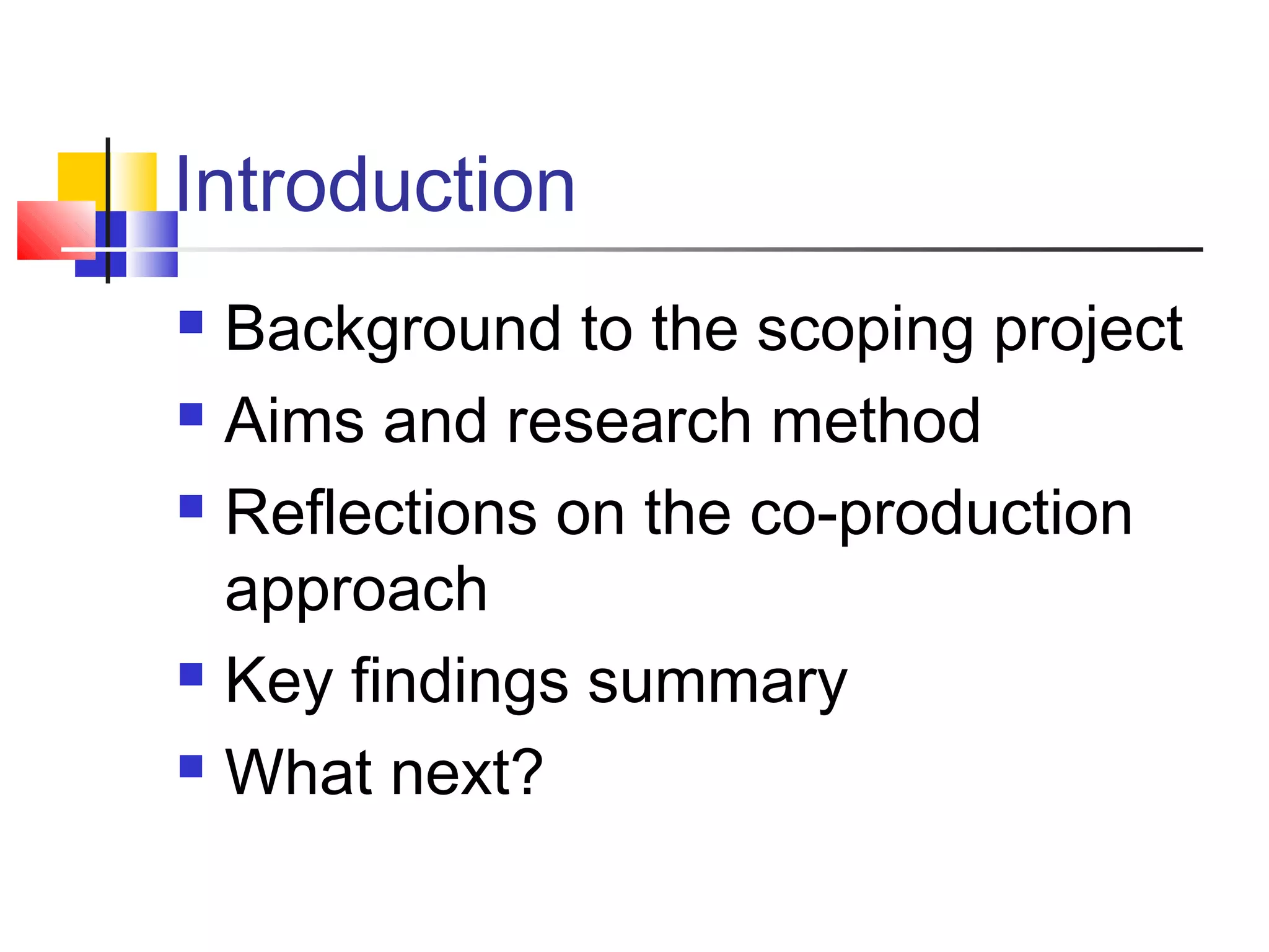 A184 Findings from a scoping study in to effective allocations of ...