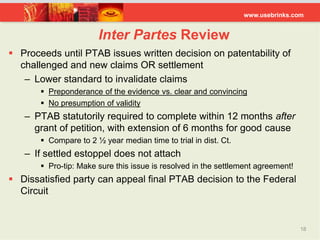 AIA - What are you doing now - Post Grant and Inter Partes Review | PPTX