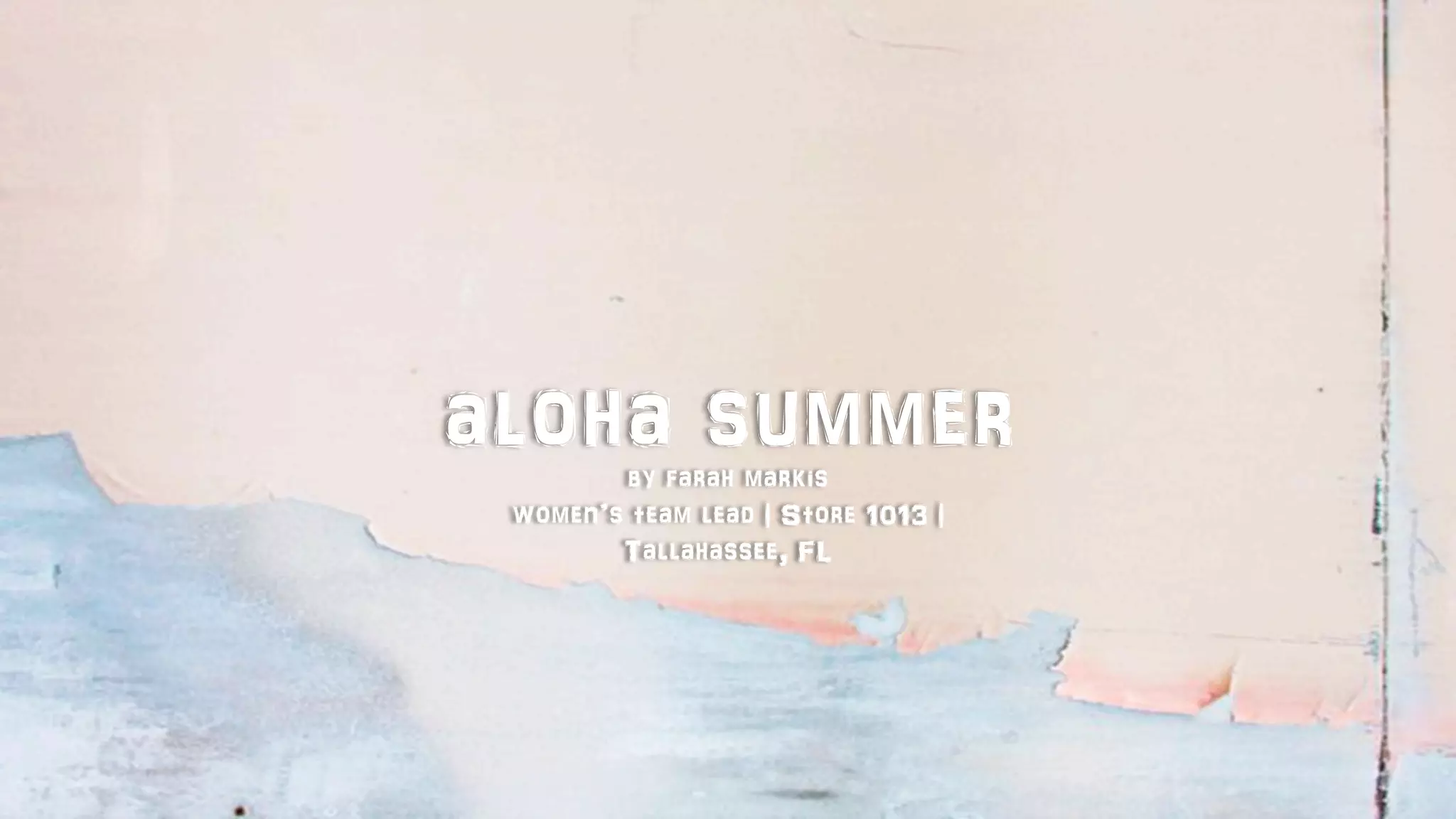 Aloha Summer Ppt