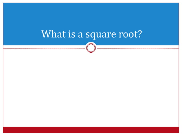 A19 1 square roots | PPT