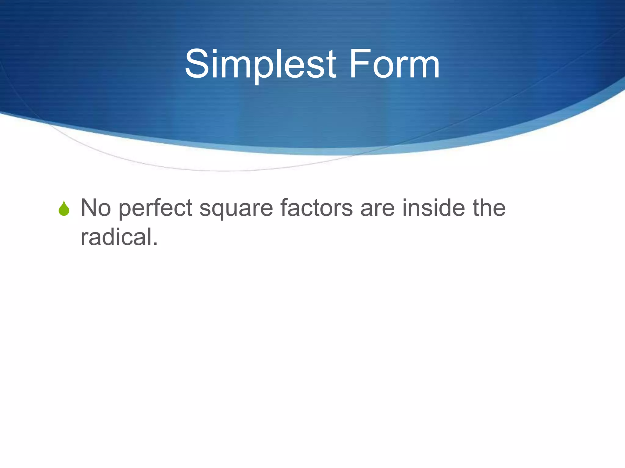 A19-2 simplifying radicals | PPTX