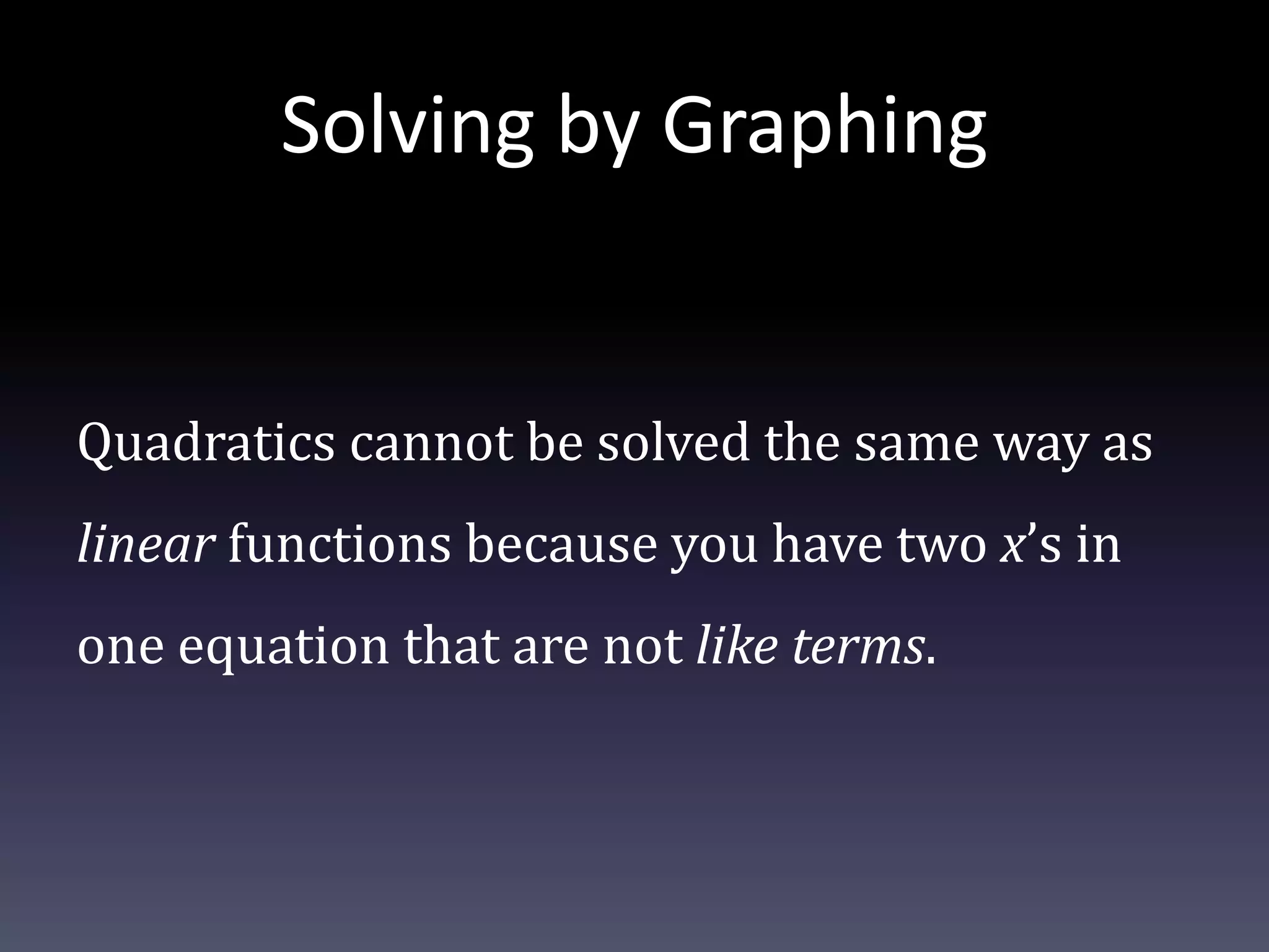 A19-4 solve quadratic graphing | PPTX