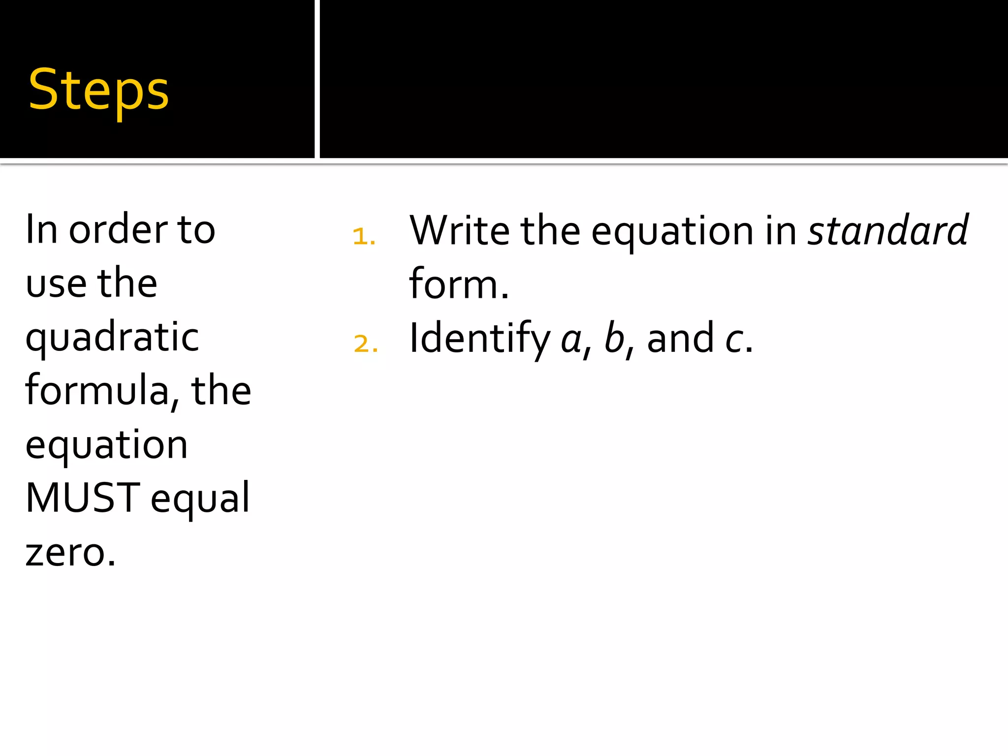 A19-5 solving quads by formula | PPTX