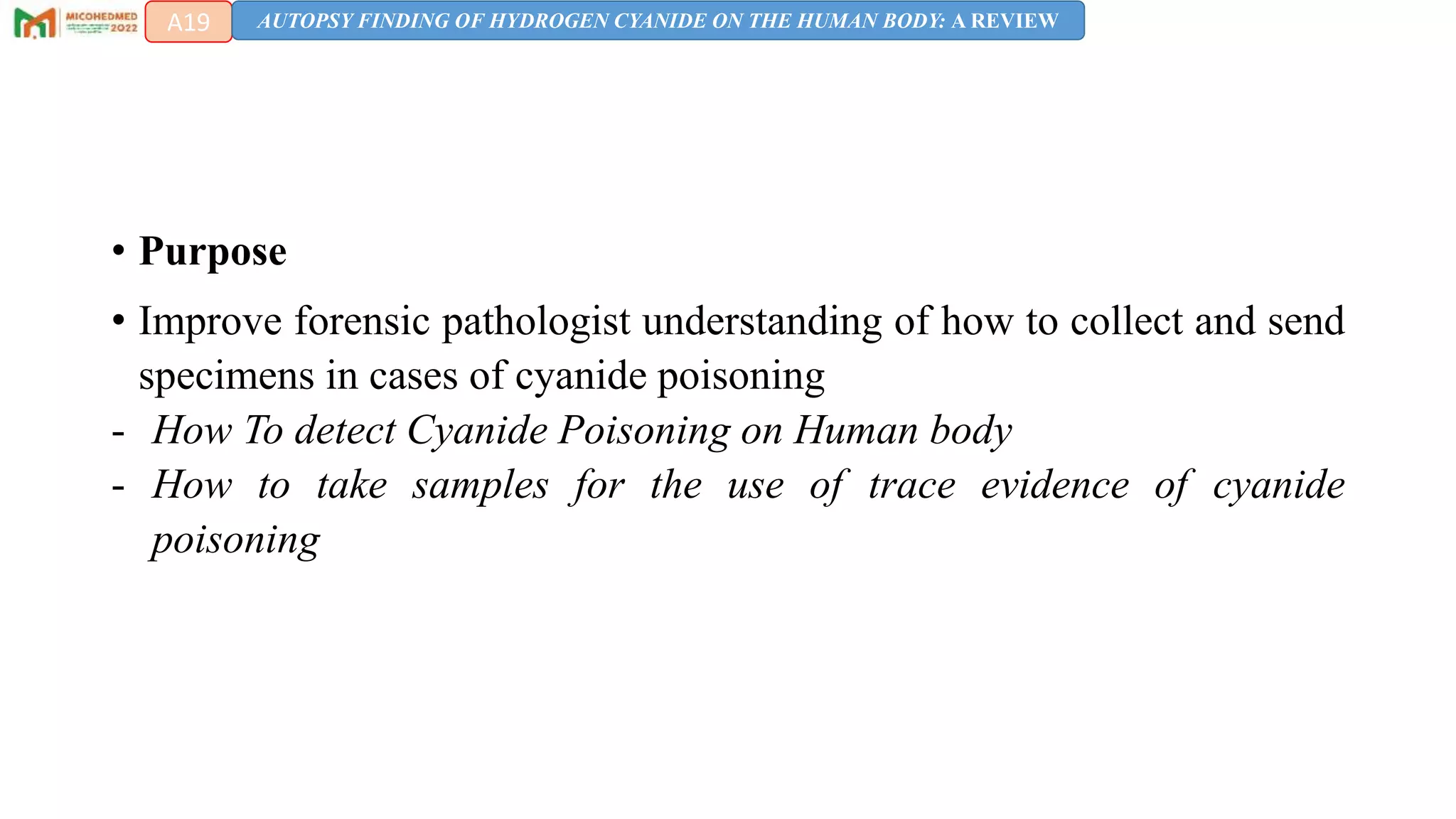 a19-autopsy finding of hydrogen cyanide on human body-a review.pptx