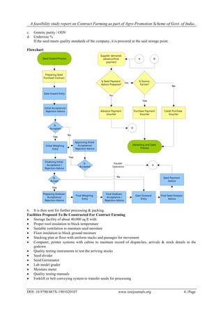 A feasibility study report on Contract Farming as part of Agro ...