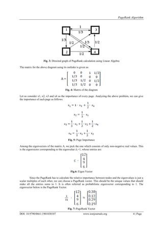 PageRank Algorithm | PDF