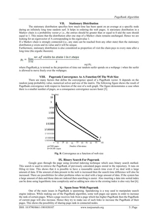 PageRank Algorithm | PDF | Search | Internet