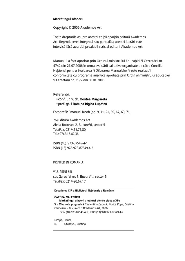 MARKETING MANUAL CLASA A 11 FILIERA TEHNOLOGICA | DOCX