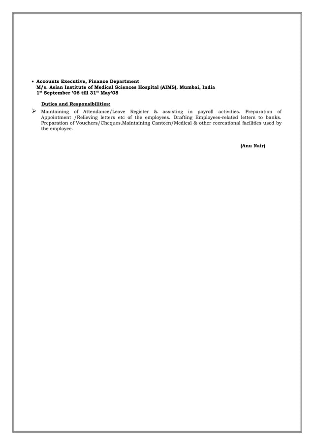Anu-resume (1) | PDF
