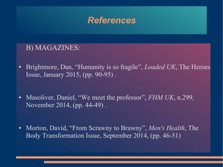 The Construction of Masculine Identity in British Magazines-PowerPoint ...