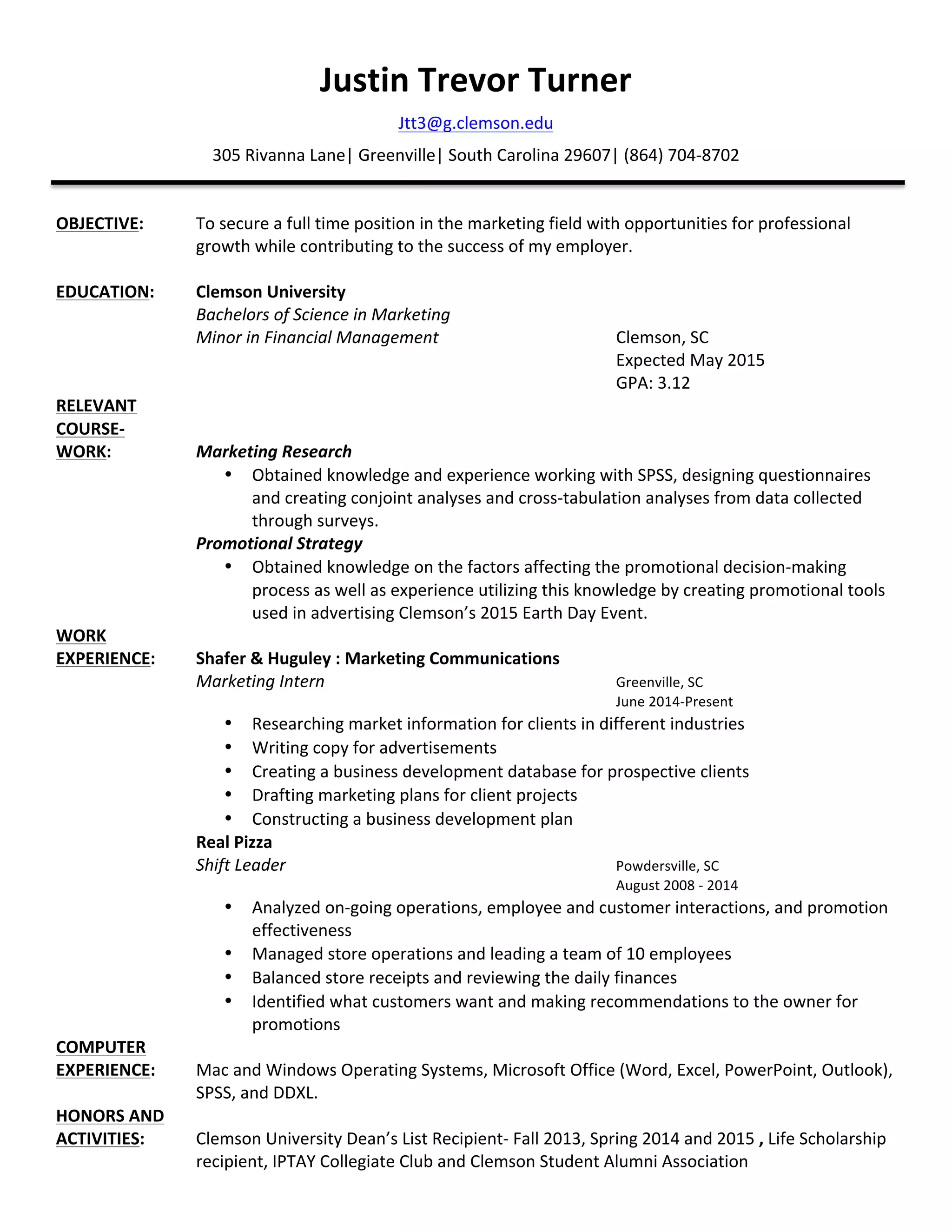Justin_Turner_Resume | PDF