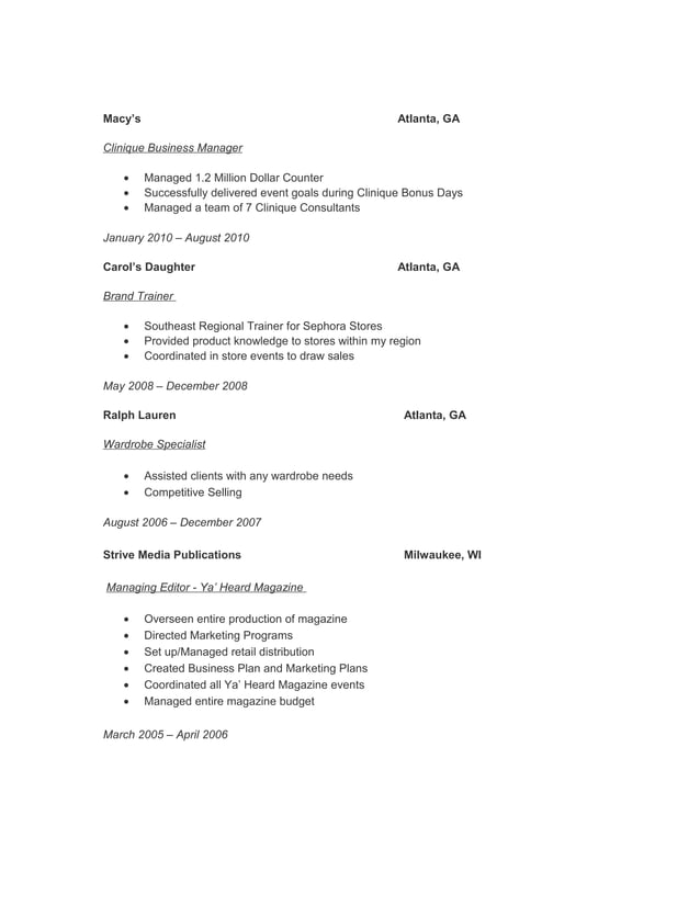 APRIL IVORY resume (1) | DOC