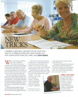 WRVS Action - New tricks | PDF