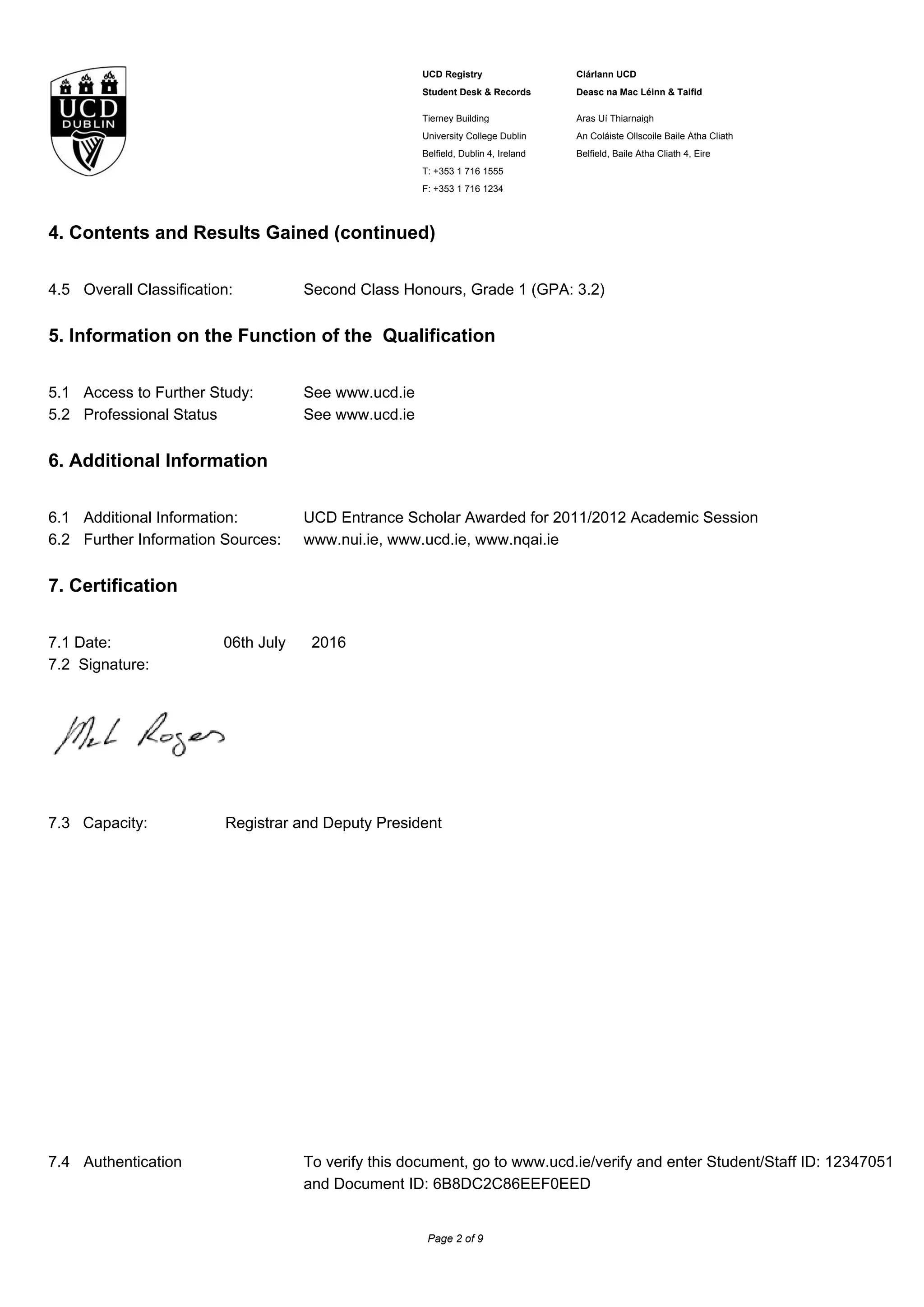 Diploma Supplement | PDF