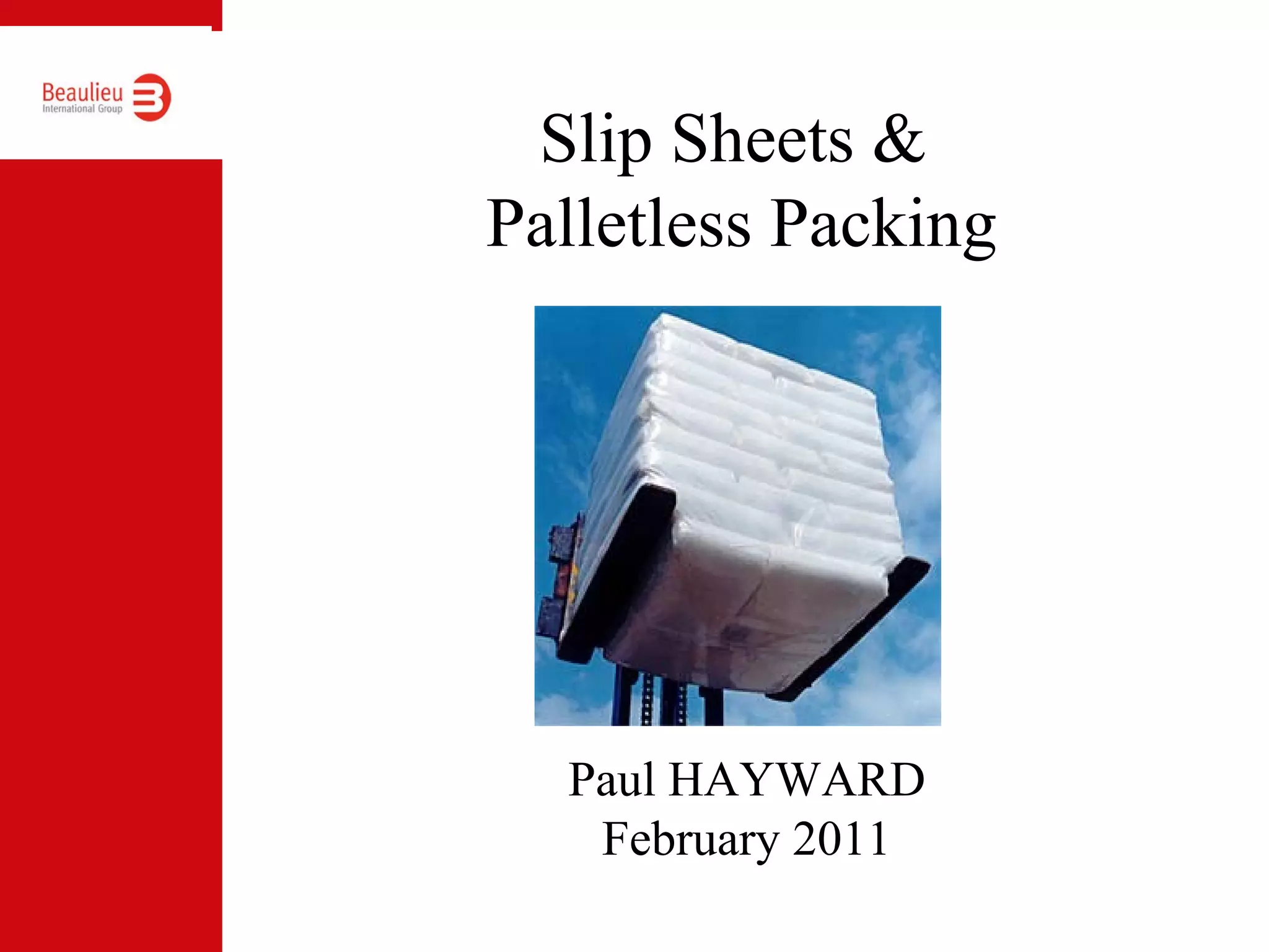 Palletless Packing | PPT