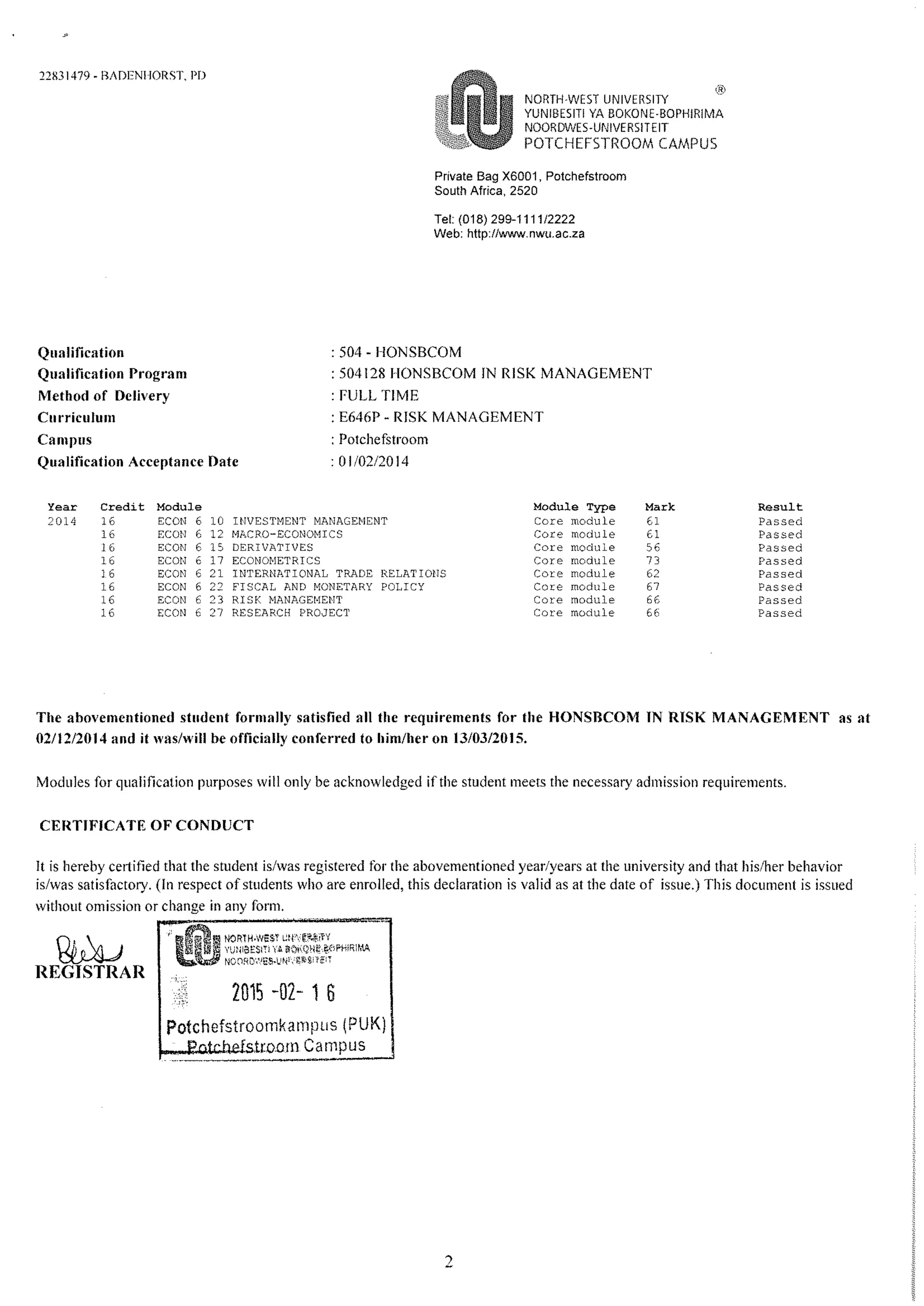 Academic Report | PDF