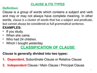 A1 ADJECTIVE CLAUSE ...