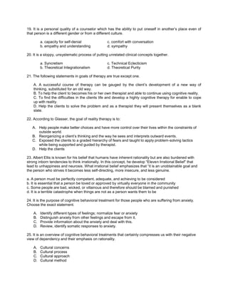 A1 and a2 (test questions) | PDF