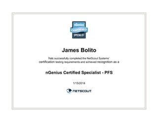 nCs-PFS Certificate | PPT