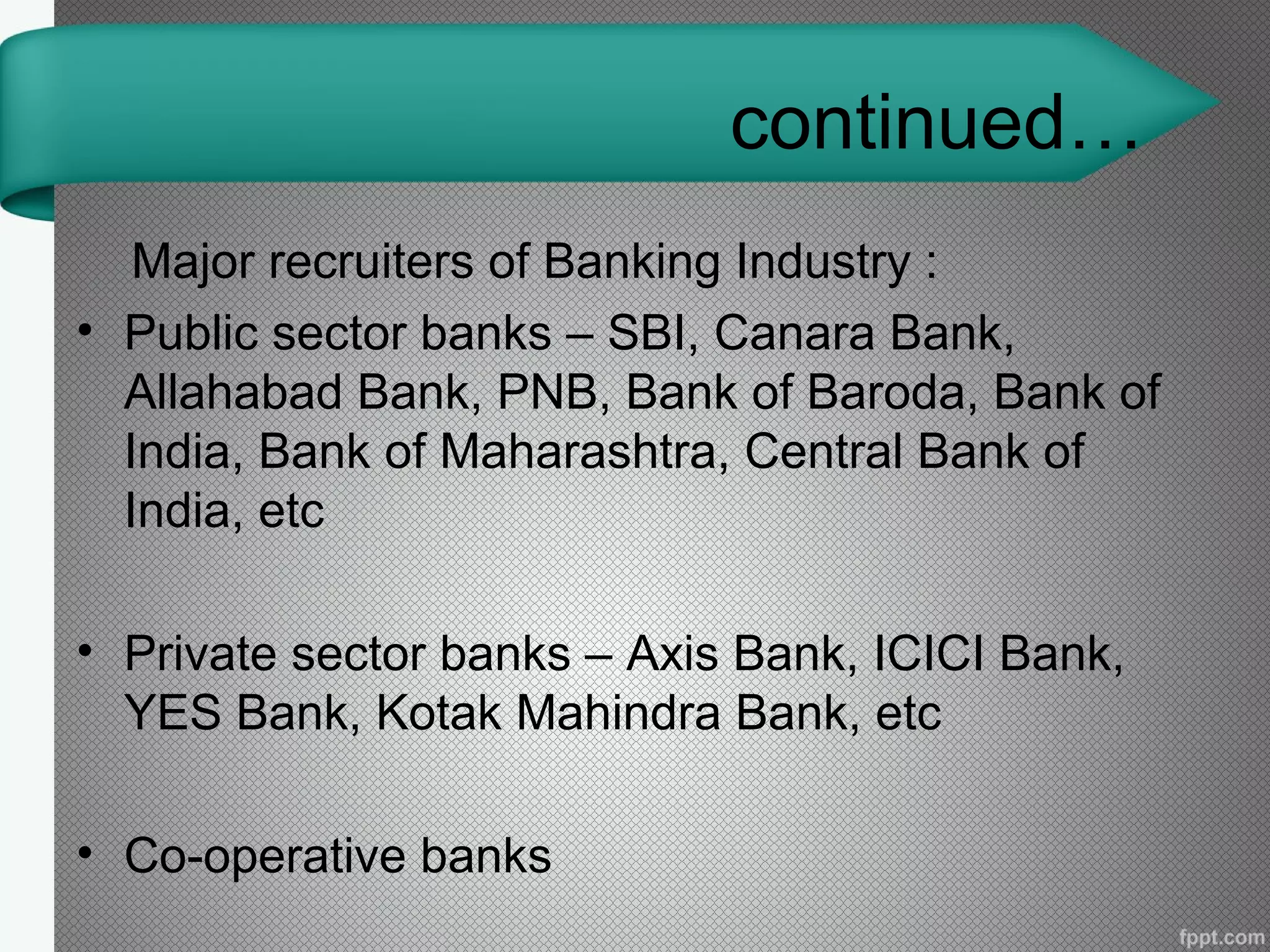 Banking sector in India | PPT